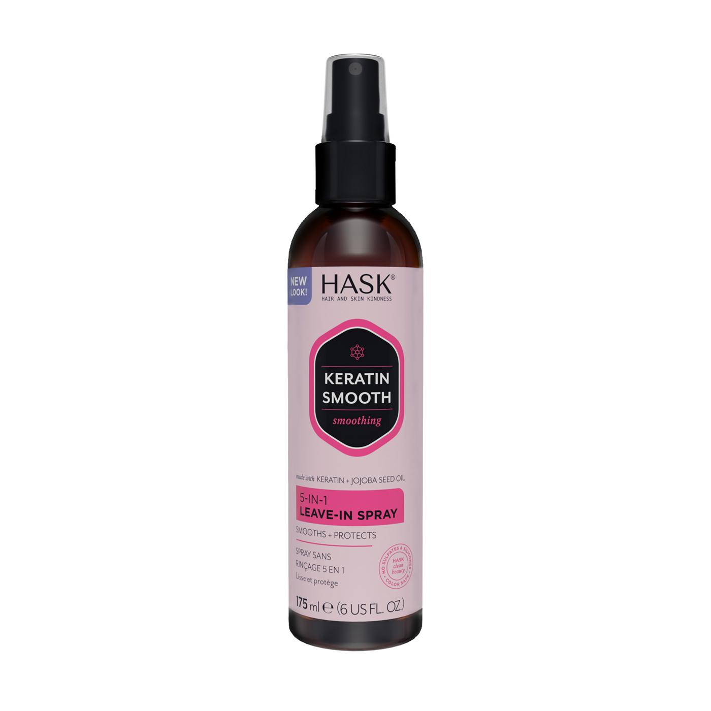 HASK Keratin Smoothing 5-in-1 Leave-In Spray - Shop Styling products ...