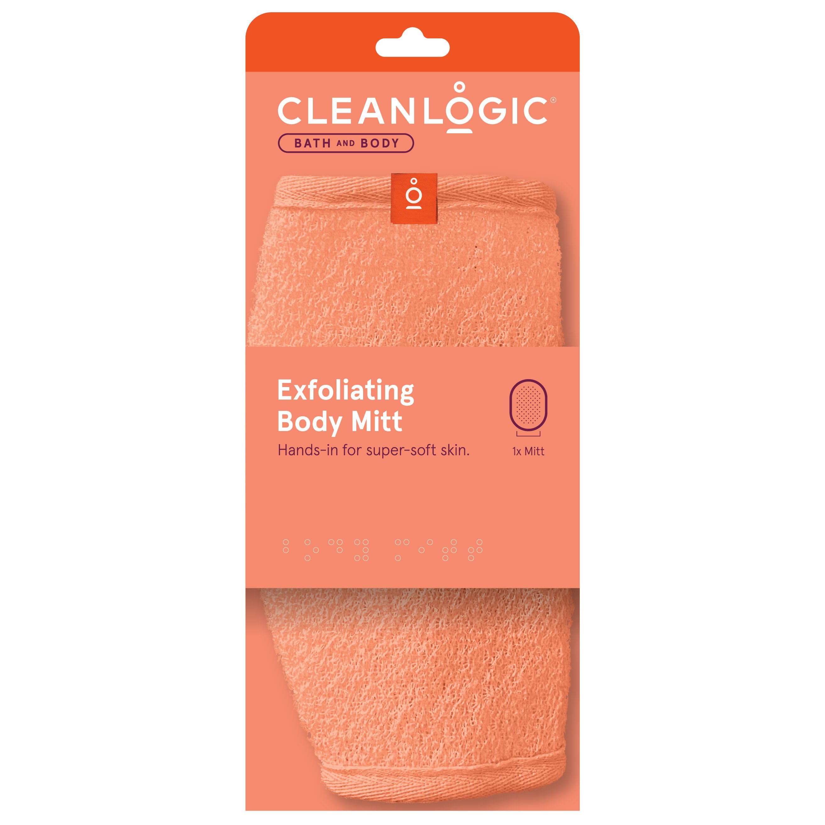Cleanlogic Exfoliating Bath Mitt - Shop Accessories at H-E-B