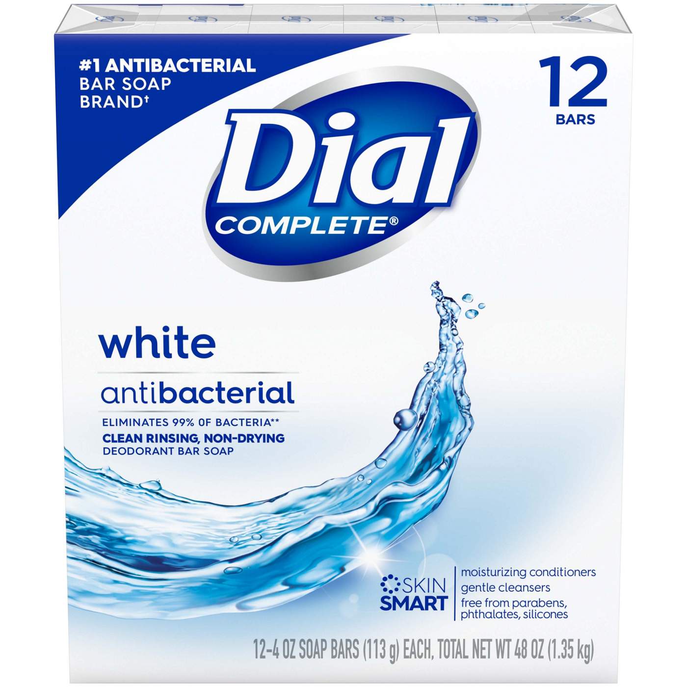 Dial Antibacterial Refresh & Renew Bar Soap - White - Shop Hand & bar ...