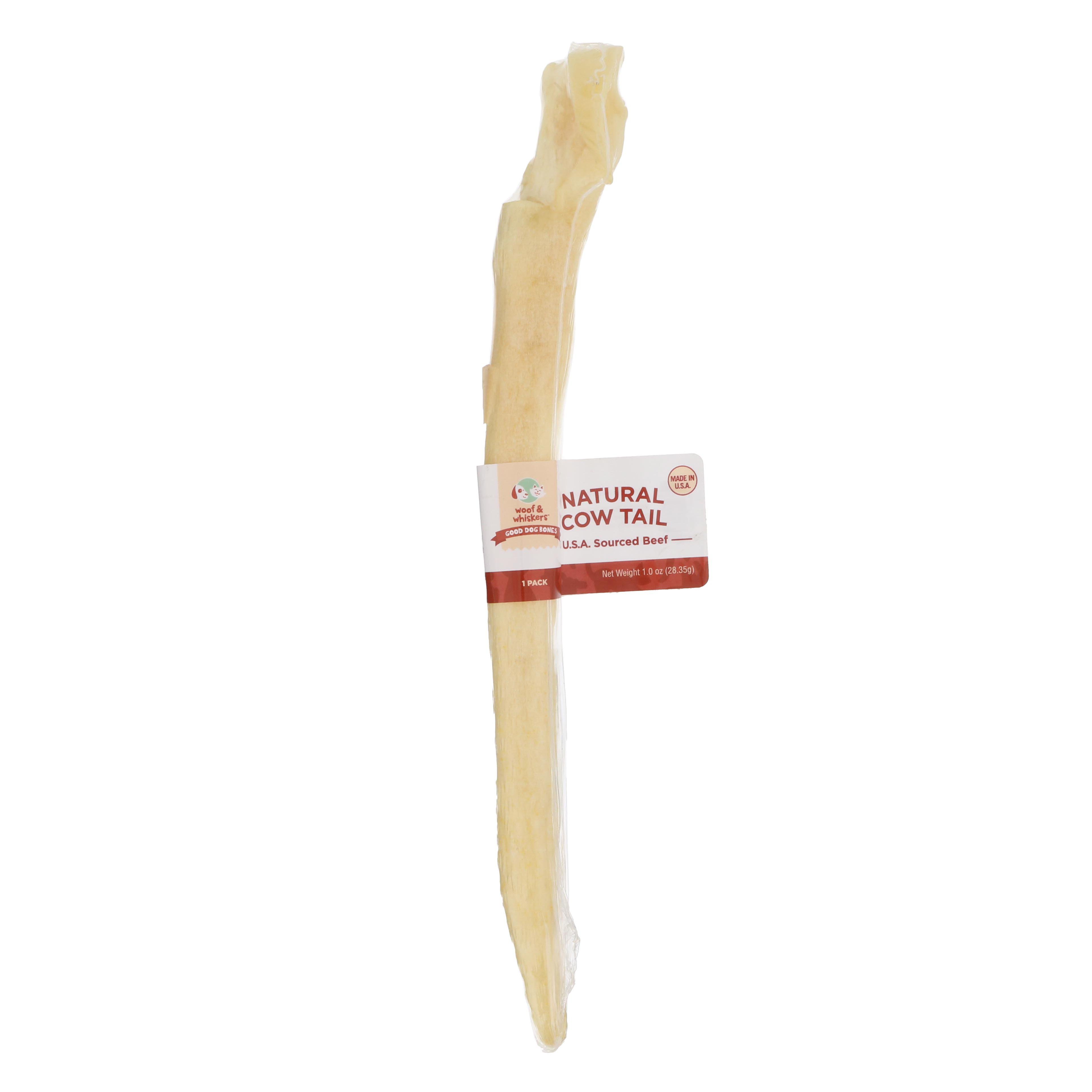 Woof and Whiskers Natural Cow Tail - Shop Bones & rawhides at H-E-B