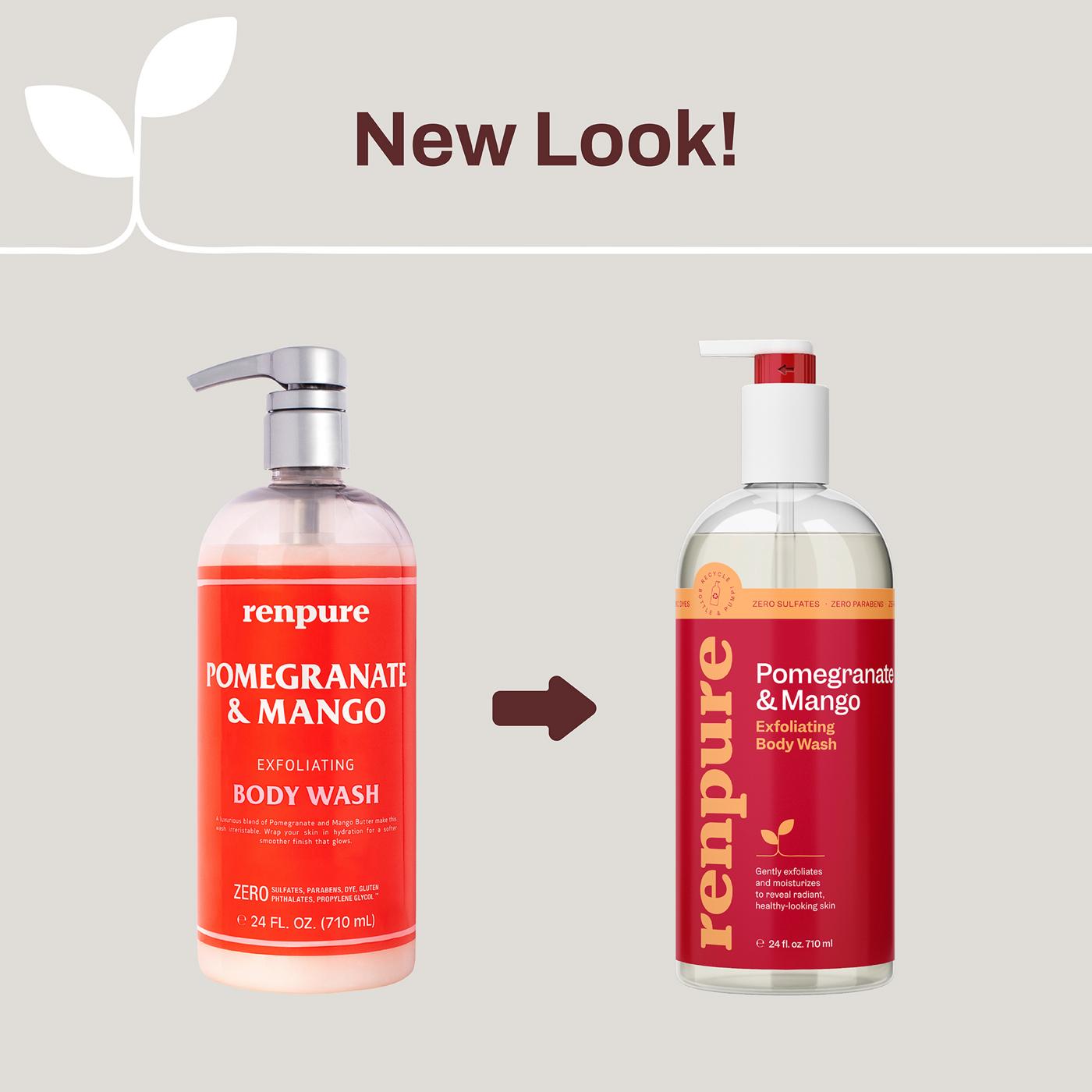 Renpure Exfoliating Body Wash - Pomegranate & Mango - Shop Body wash at ...