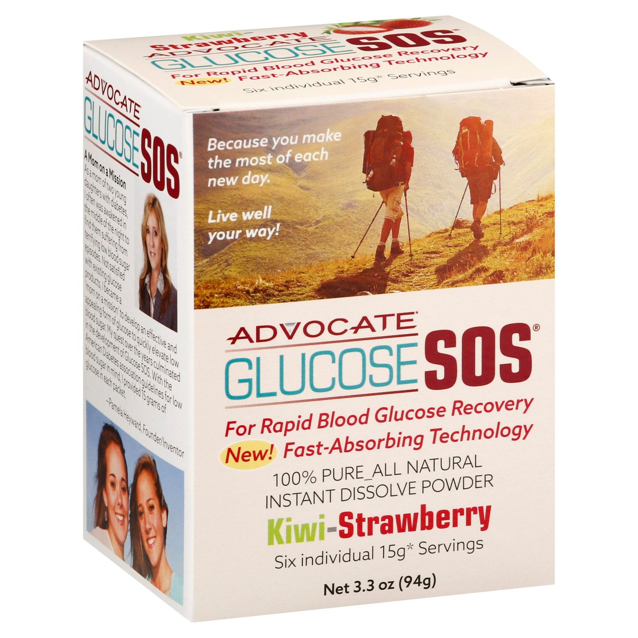 Advocate Glucose SOS - Kiwi Strawberry - Shop Insulin & glucose at H-E-B