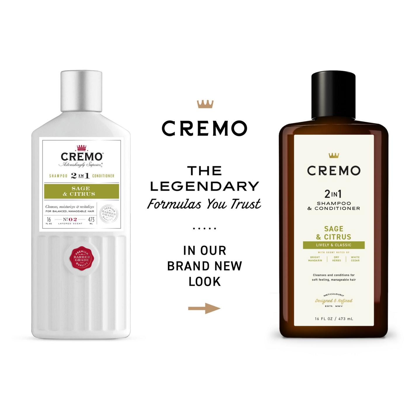 Cremo 2 in 1 Shampoo Conditioner - Sage & Citrus - Shop Shampoo ...