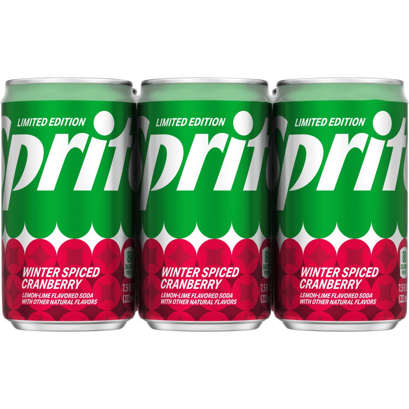 Sprite Winter Spiced Cranberry Lemon-Lime And Cranberry Flavored Soda ...