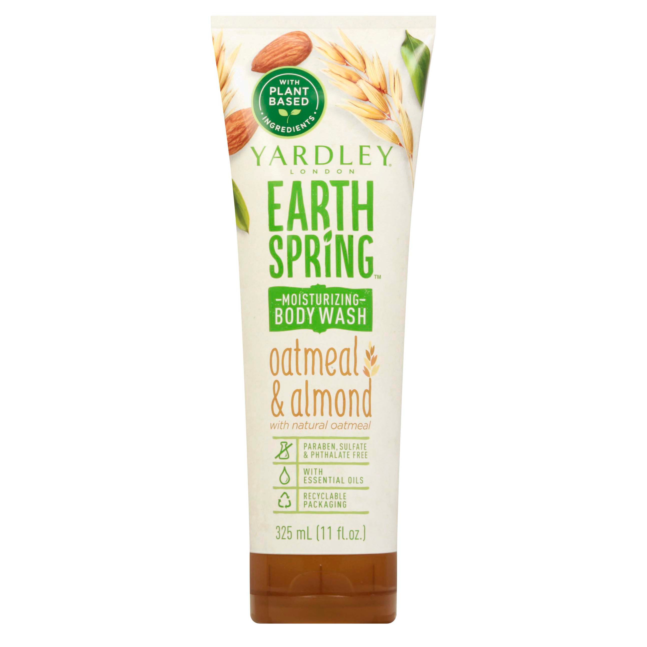 Yardley London Earth Spring Body Wash Oatmeal & Almond - Shop Cleansers ...