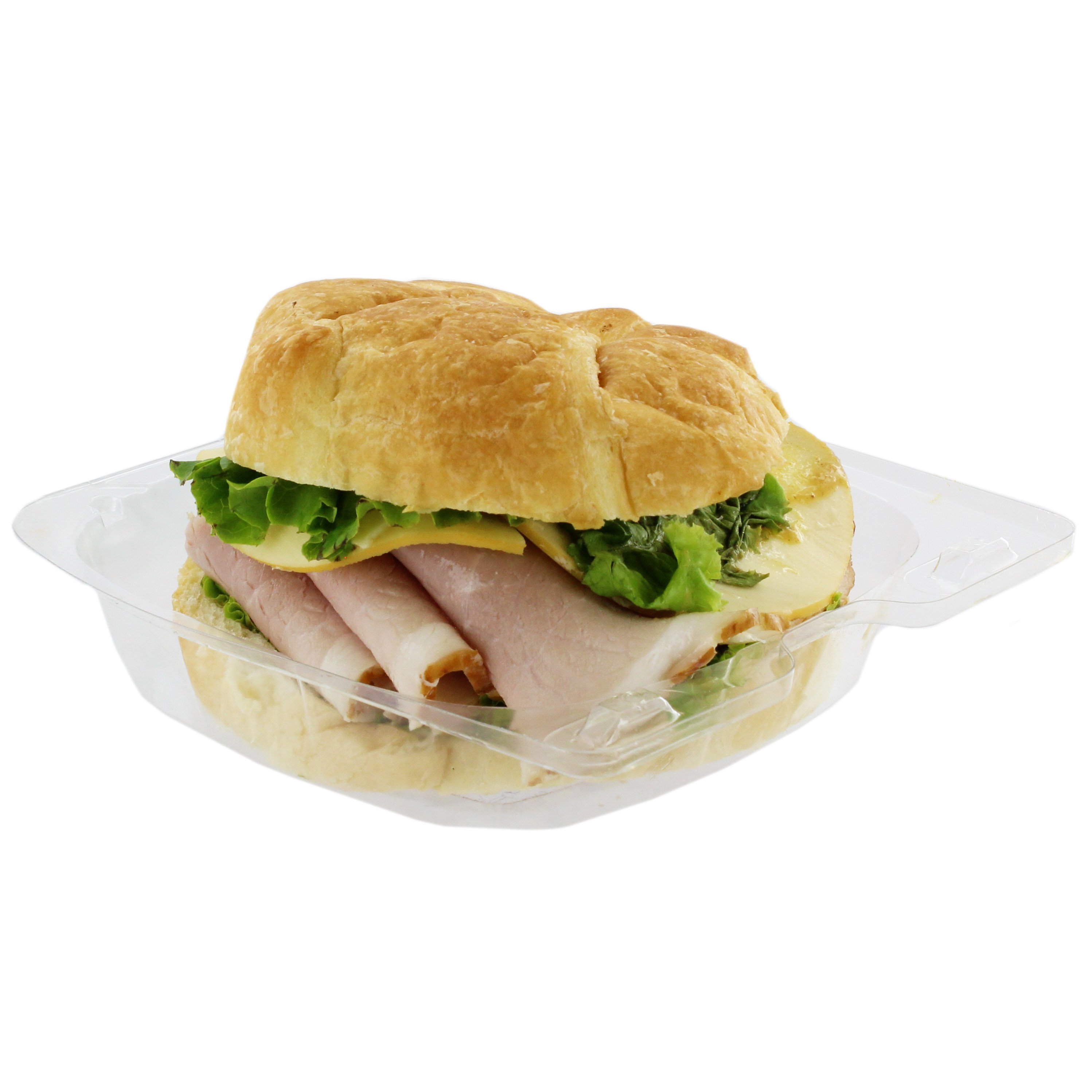 Boar's Head Bourbon Ridge Ham and Smoked Gouda Croissant Sandwich ...