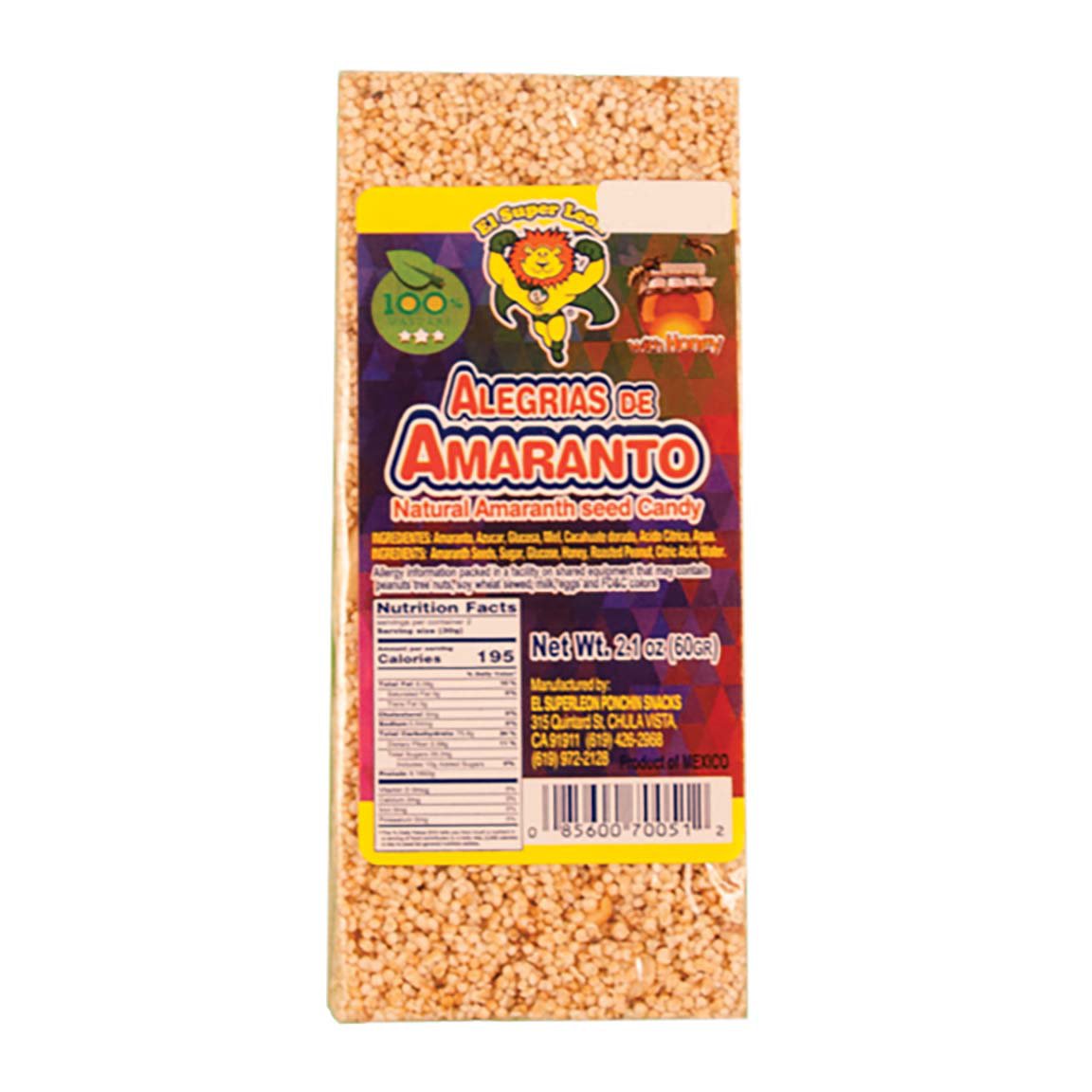 El Super Leon Alegrias De Amaranto Candy - Shop Candy at H-E-B
