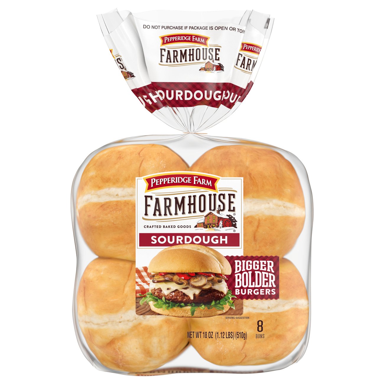 Pepperidge Farm Farmhouse Sourdough Hamburger Buns - Shop Buns & rolls ...