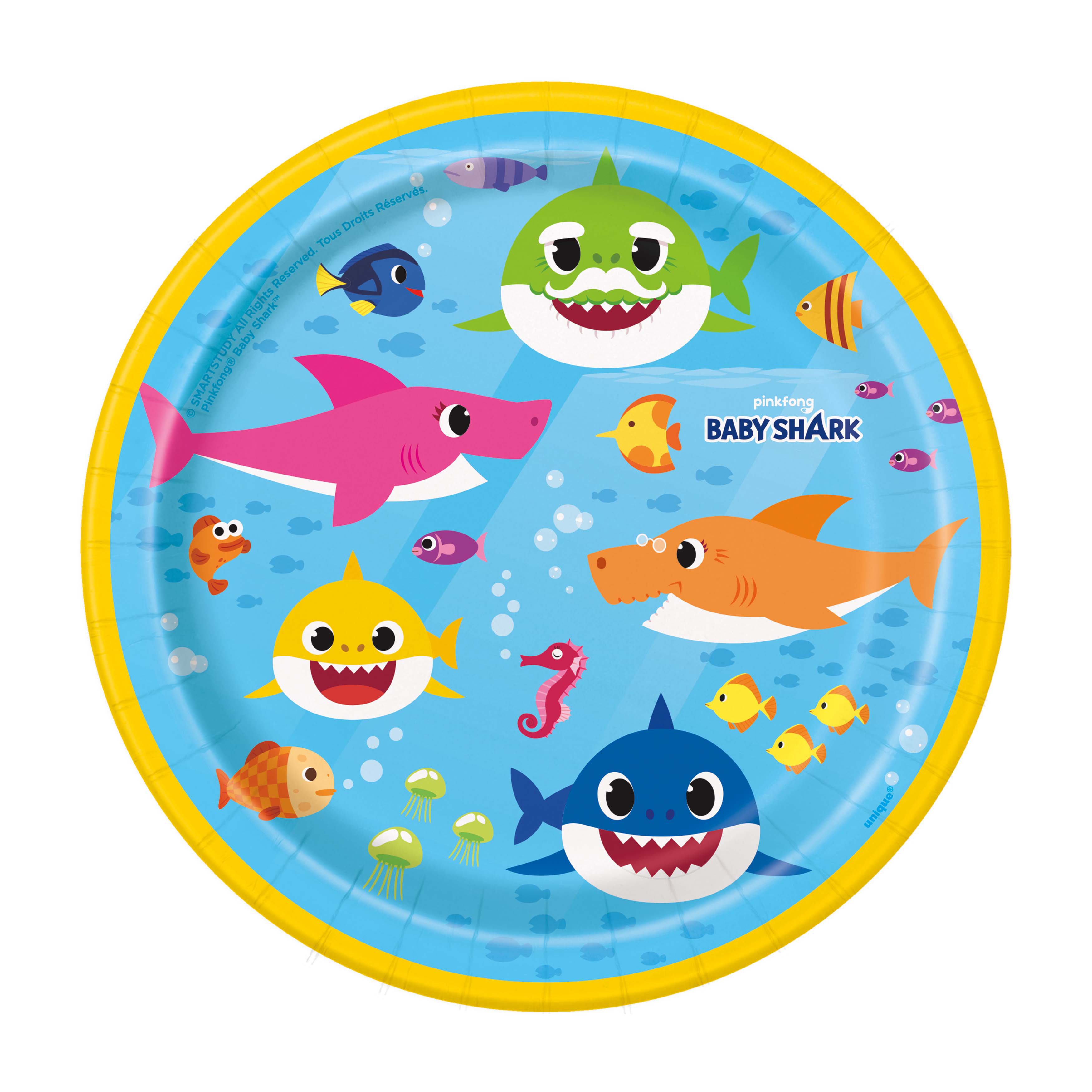 Unique Baby Shark Party Plates - Shop Disposable Kitchenware at H-E-B