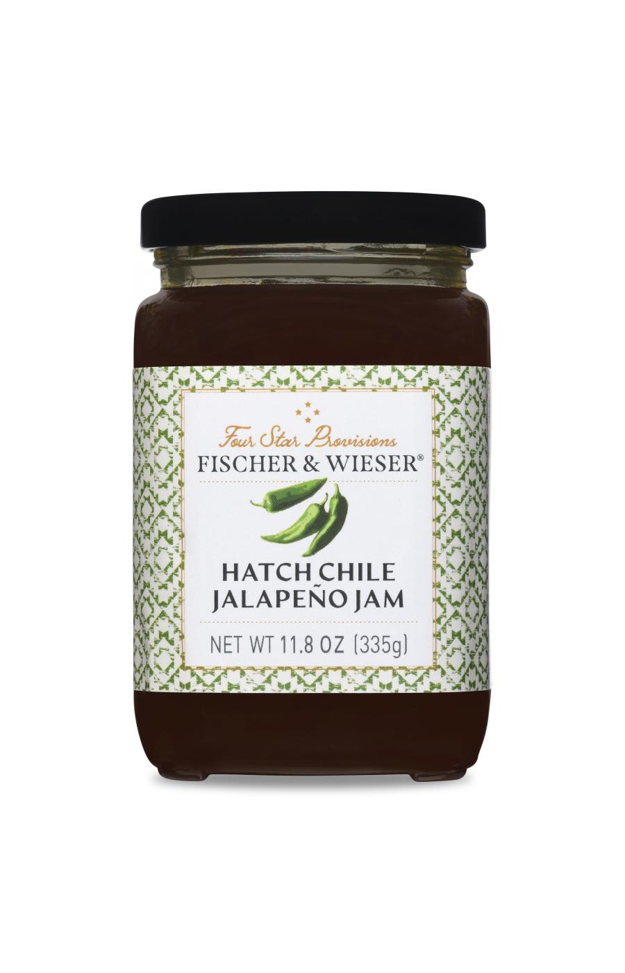 Fischer & Wieser Four Star Provisions Hatch Chile Jalapeno Jam - Shop ...