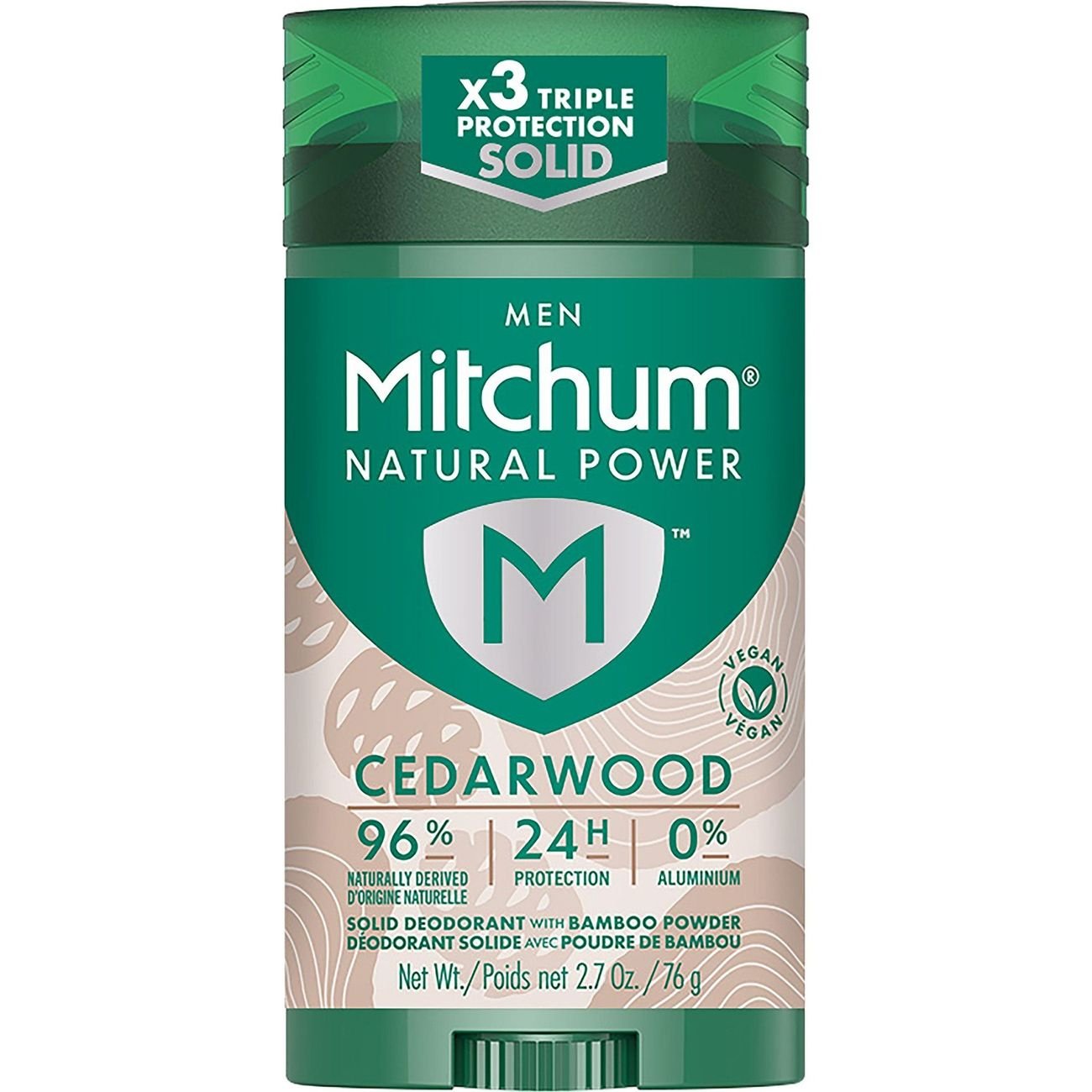 Mitchum Natural Power Deodorant for Men Cedarwood - Shop Deodorant ...
