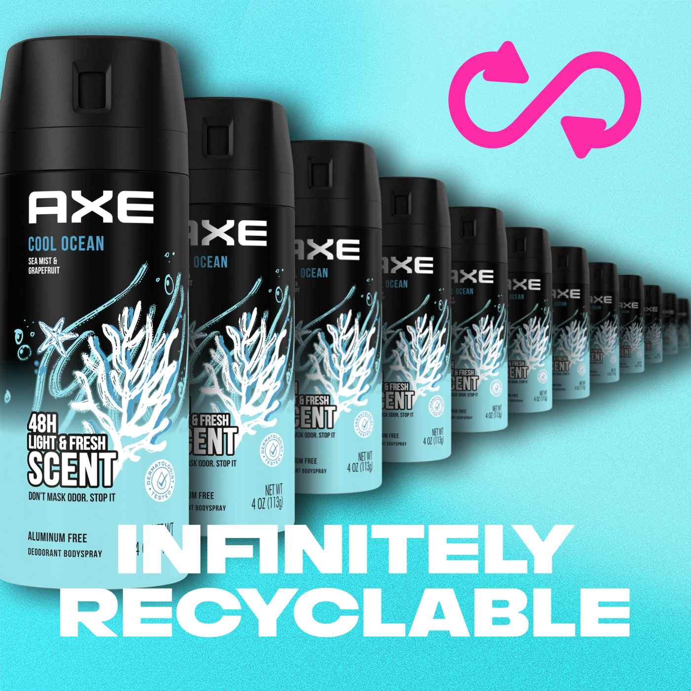 AXE Men's 48 Hr Deodorant Body Spray - Cool Ocean - Shop Deodorant ...