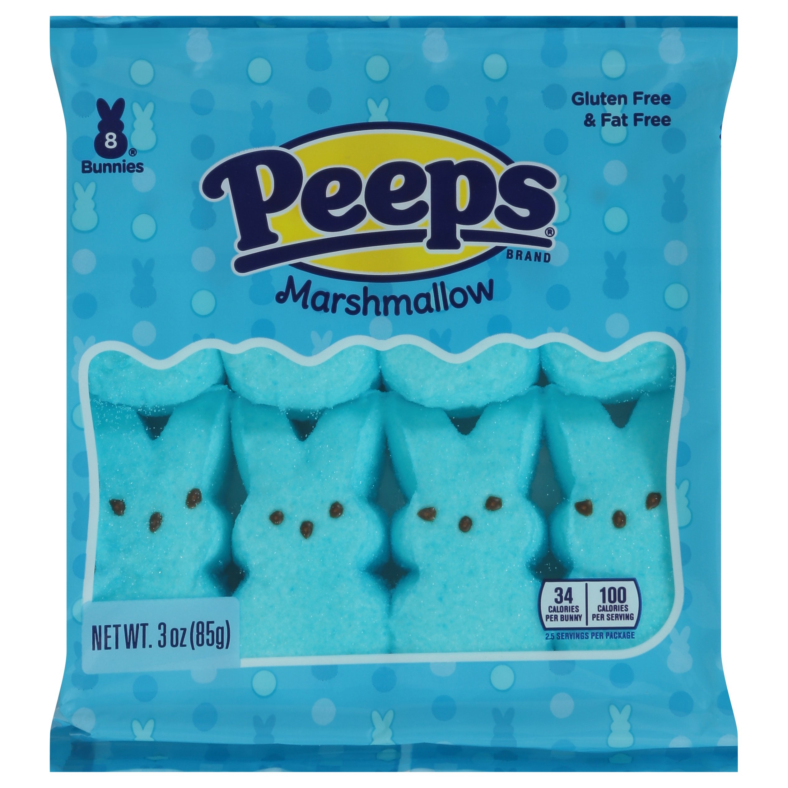 Peeps Marshmallow Easter Bunnies - Blue - Shop Candy at H-E-B