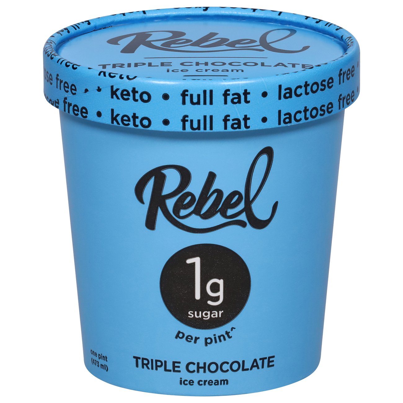 Rebel 1g Sugar Ice Cream - Triple Chocolate - Shop Ice cream at H-E-B