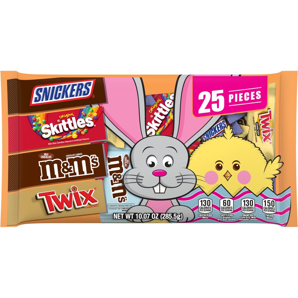 M&M'S, Snickers, Twix & Skittles Assorted Easter Candy - Shop Candy at ...