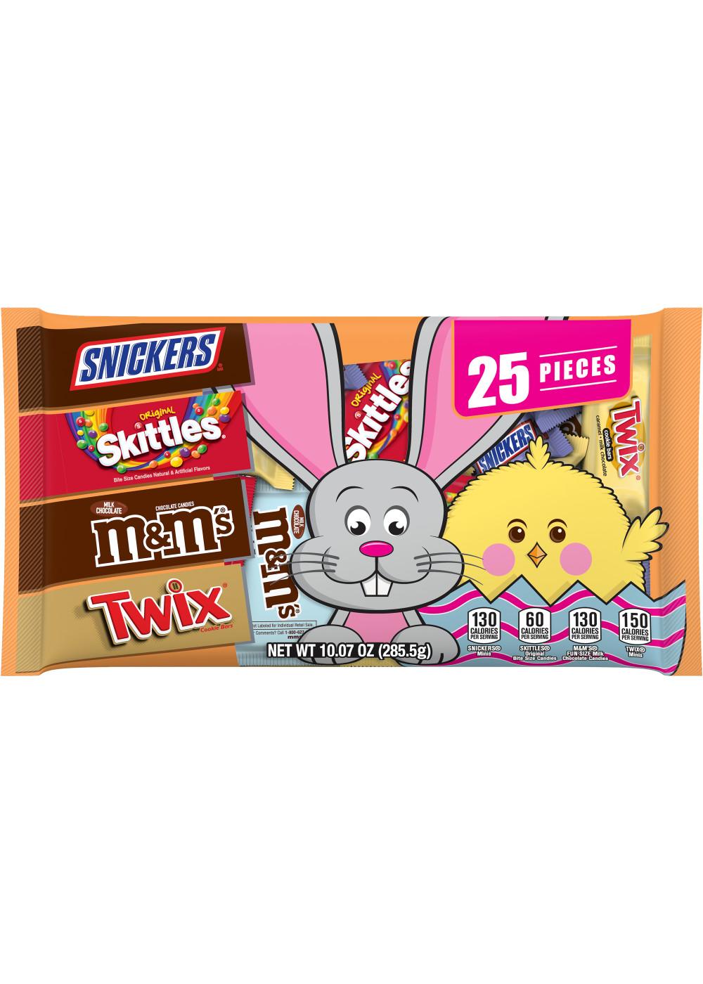 M&M'S, Snickers, Twix & Skittles Assorted Easter Candy - Shop Candy at ...