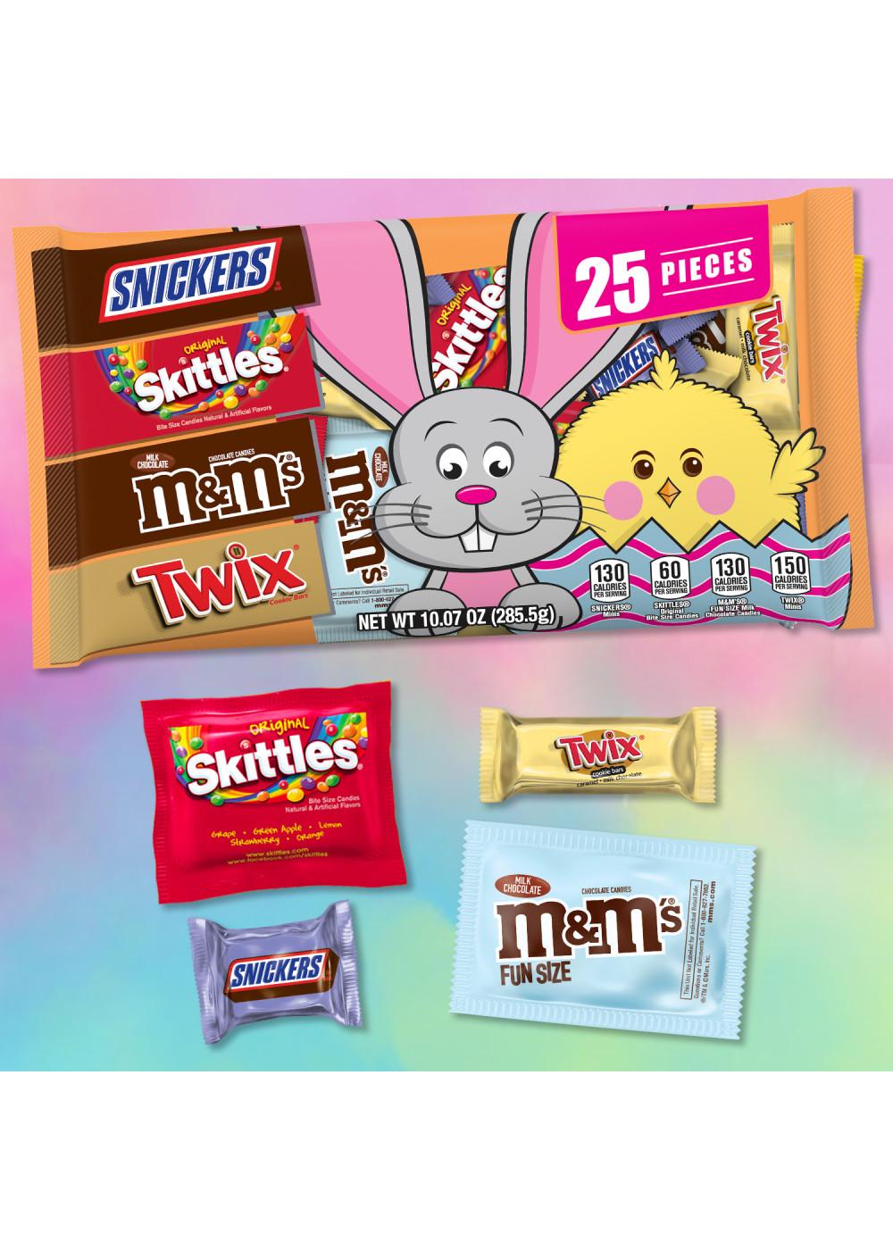M&M'S, Snickers, Twix & Skittles Assorted Easter Candy - Shop Candy at ...
