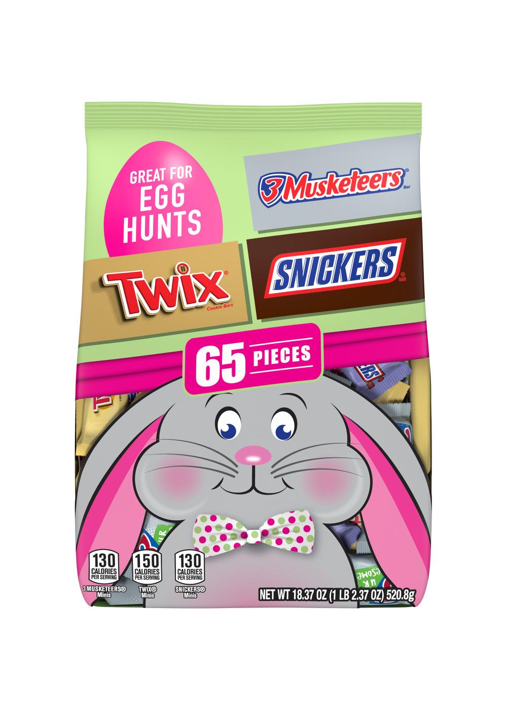 Snickers, Twix & 3 Musketeers Assorted Easter Candy - Shop Candy at H-E-B
