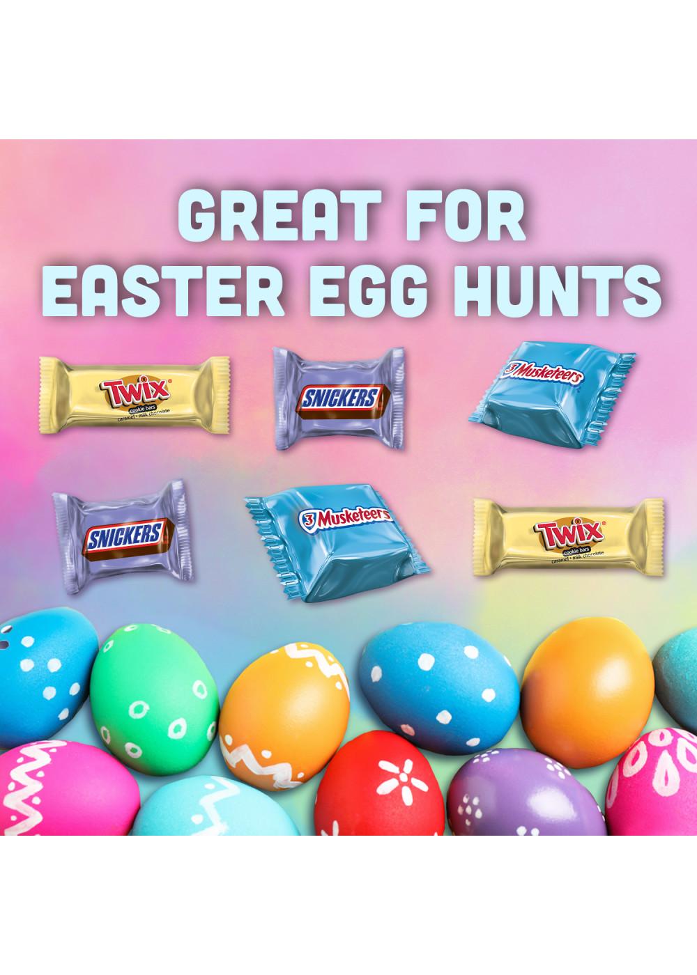 Snickers, Twix & 3 Musketeers Assorted Easter Candy - Shop Candy at H-E-B