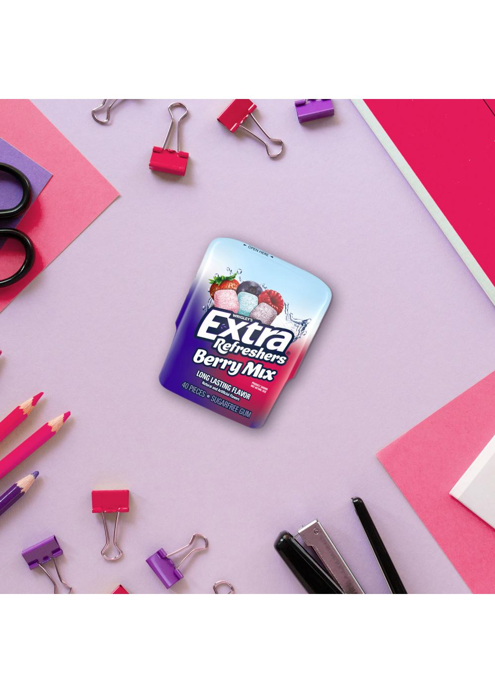 Extra Gum Refreshers Berry Mix Sugar Free Chewing Gum - Shop Gum ...