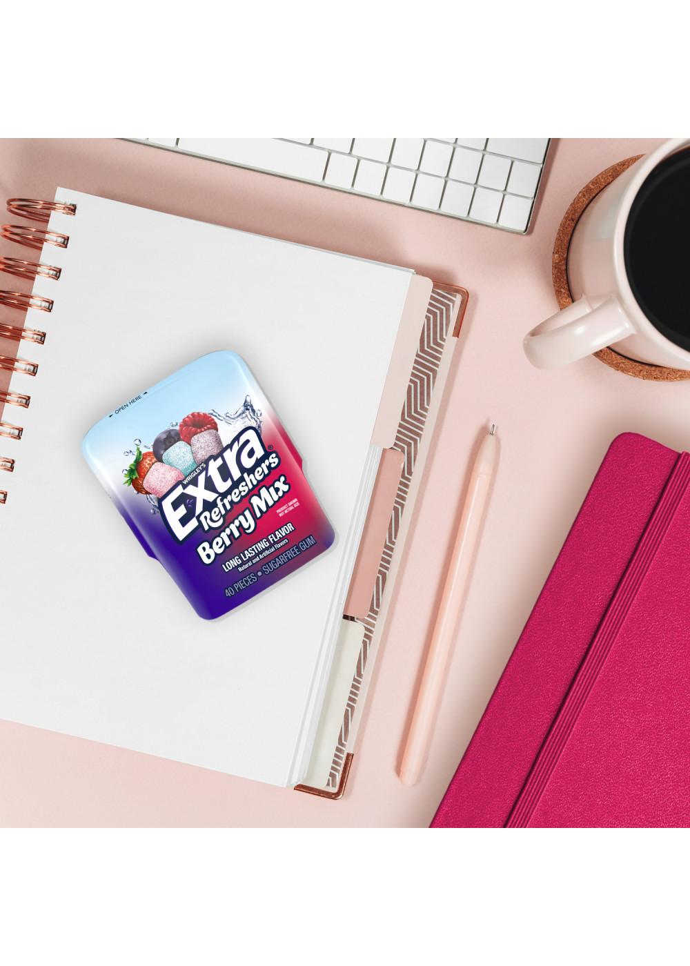 Extra Gum Refreshers Berry Mix Sugar Free Chewing Gum - Shop Gum ...