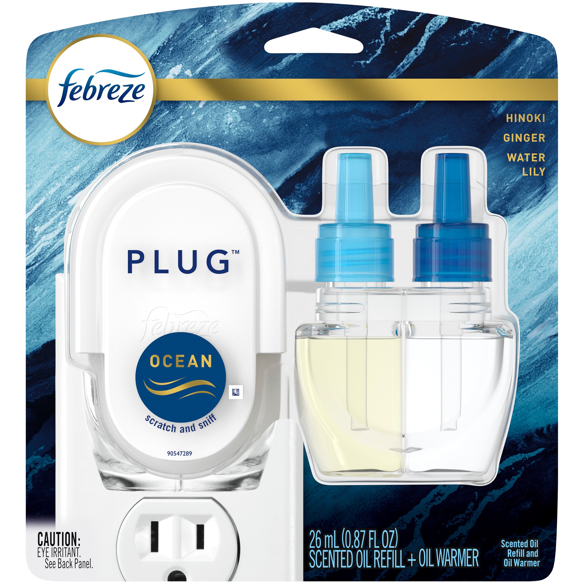 Febreze Plug Ocean Starter Kit - Shop Scented oils & wax at H-E-B