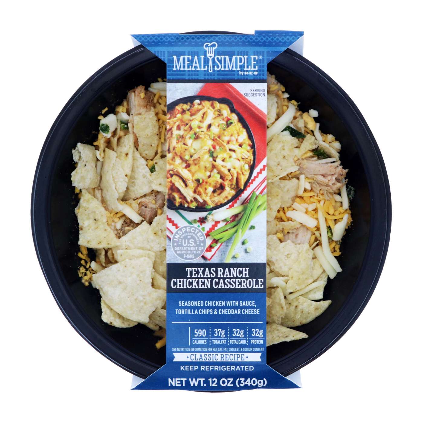 Meal Simple by H-E-B Texas Ranch Chicken Casserole Bowl - Shop Entrees ...