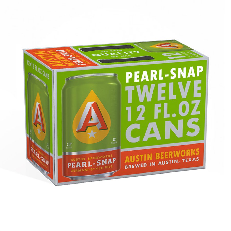 Austin Beerworks Pearl-Snap German-style Pils Craft Beer 12 pk Cans, 12 ...