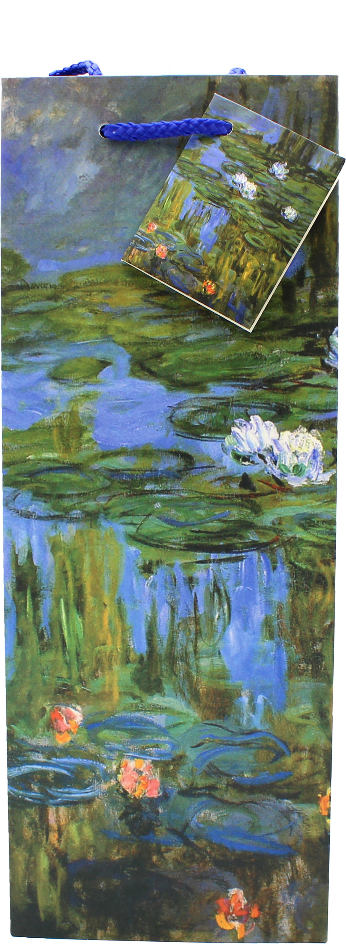 Wrap Art Monet Water Lilies Wine Bag, ea | Central Market - Really Into ...