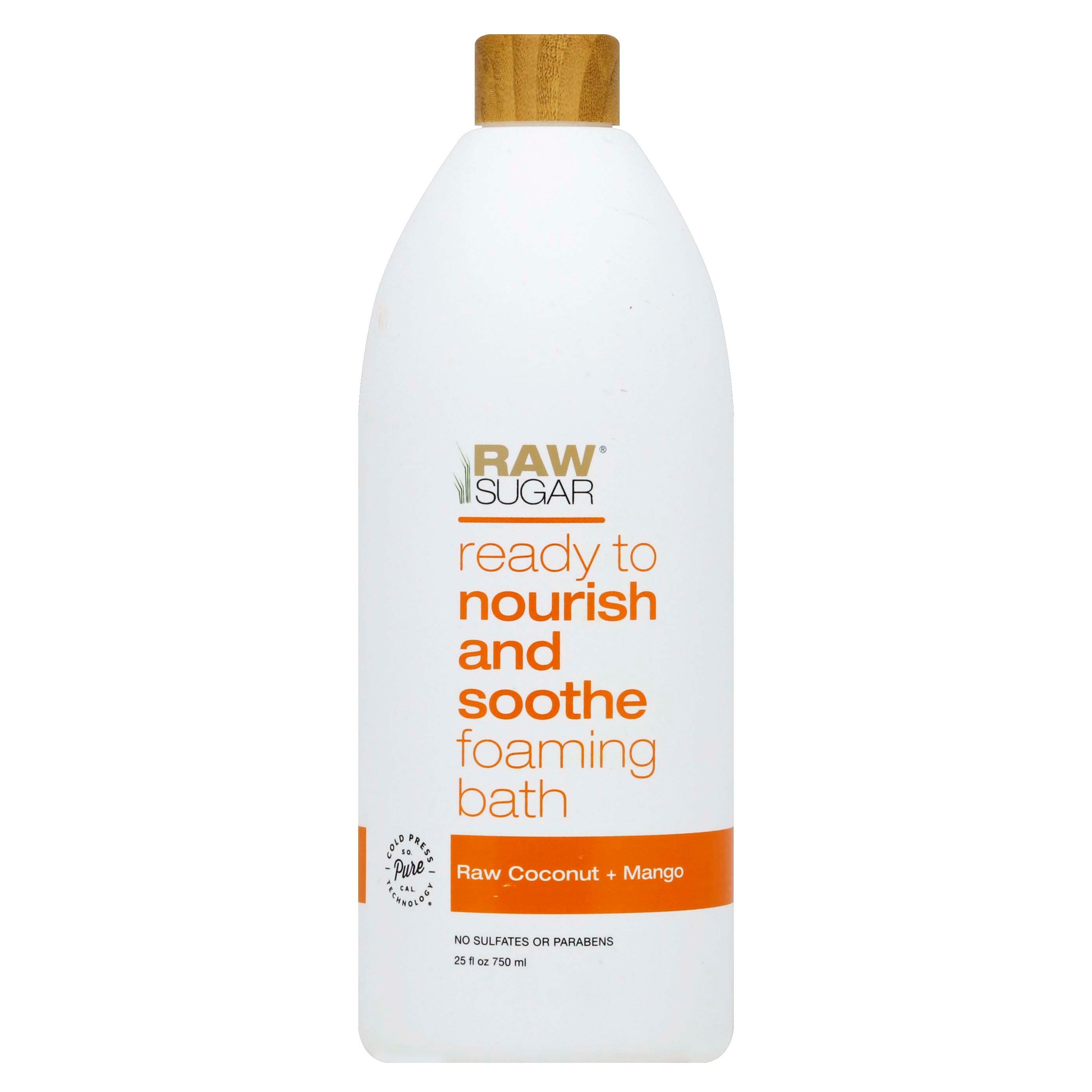 Raw Sugar Foaming Bath Raw Coconut + Mango - Shop Body wash at H-E-B