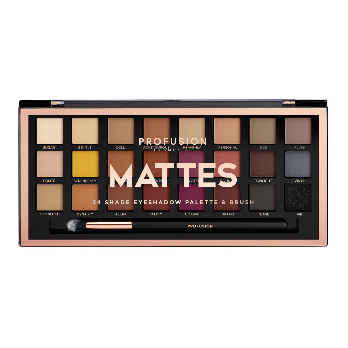 Profusion Mattes 24 Shade Eyeshadow Palette - Shop Makeup Palettes ...