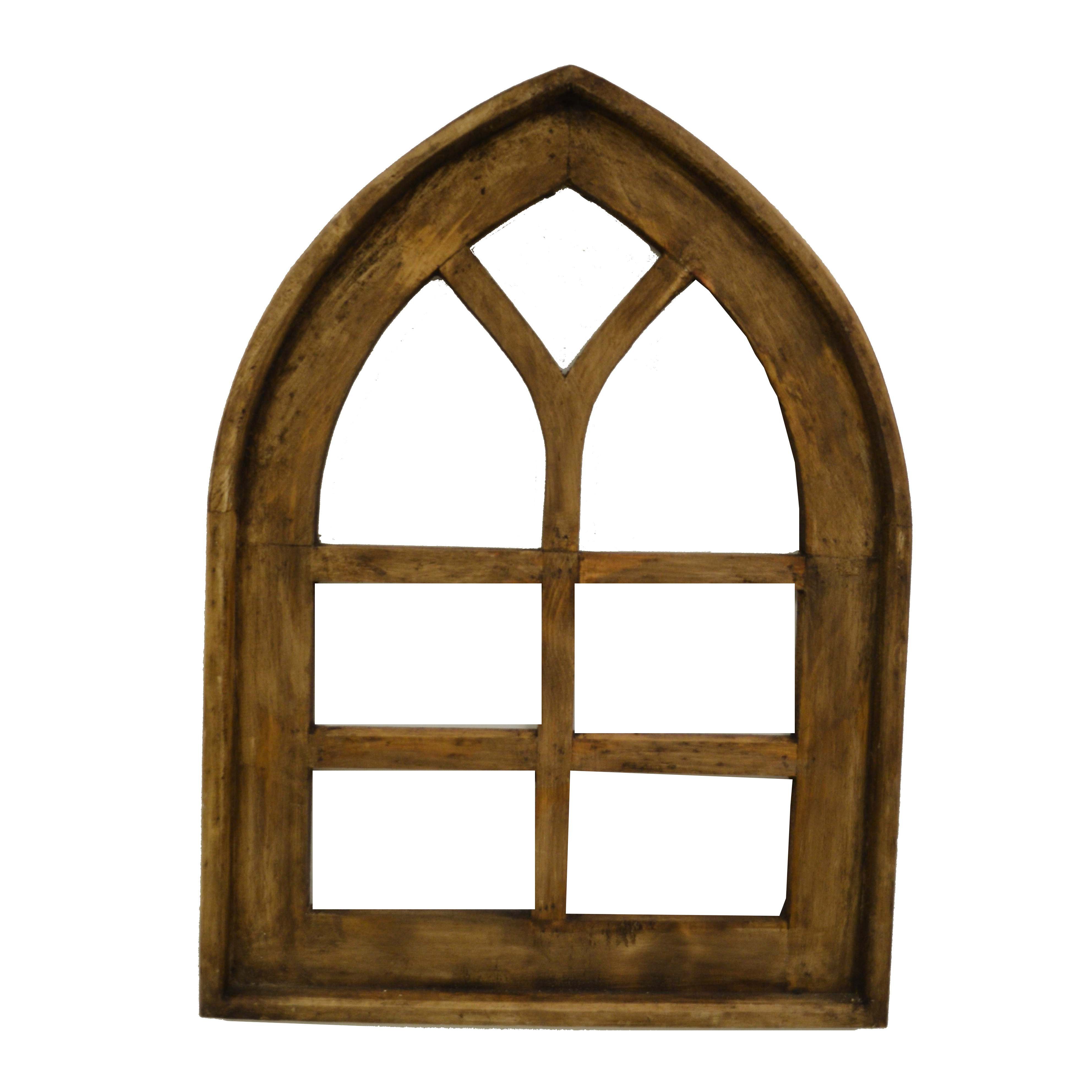 Creative Décor Sourcing Gothic Wood Window - Shop Outdoor decor at H-E-B