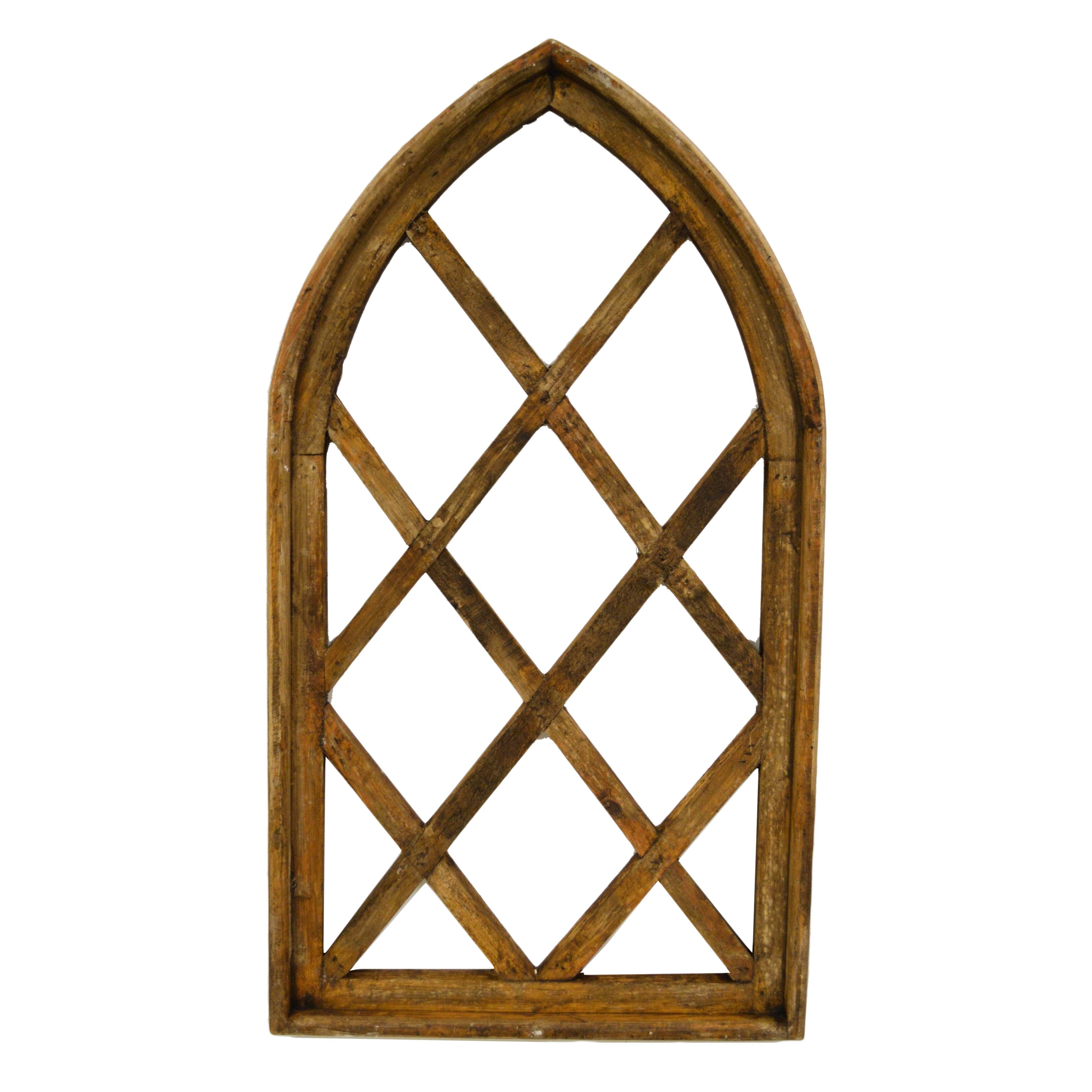 Creative Décor Sourcing Gothic Wood Window - Shop Outdoor decor at H-E-B