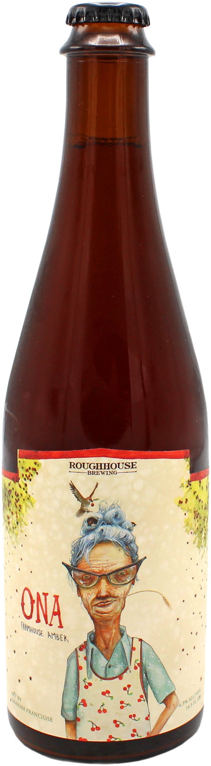 Roughhouse Brewing Ona Farmhouse Amber Beer - Shop Beer & Wine at H-E-B