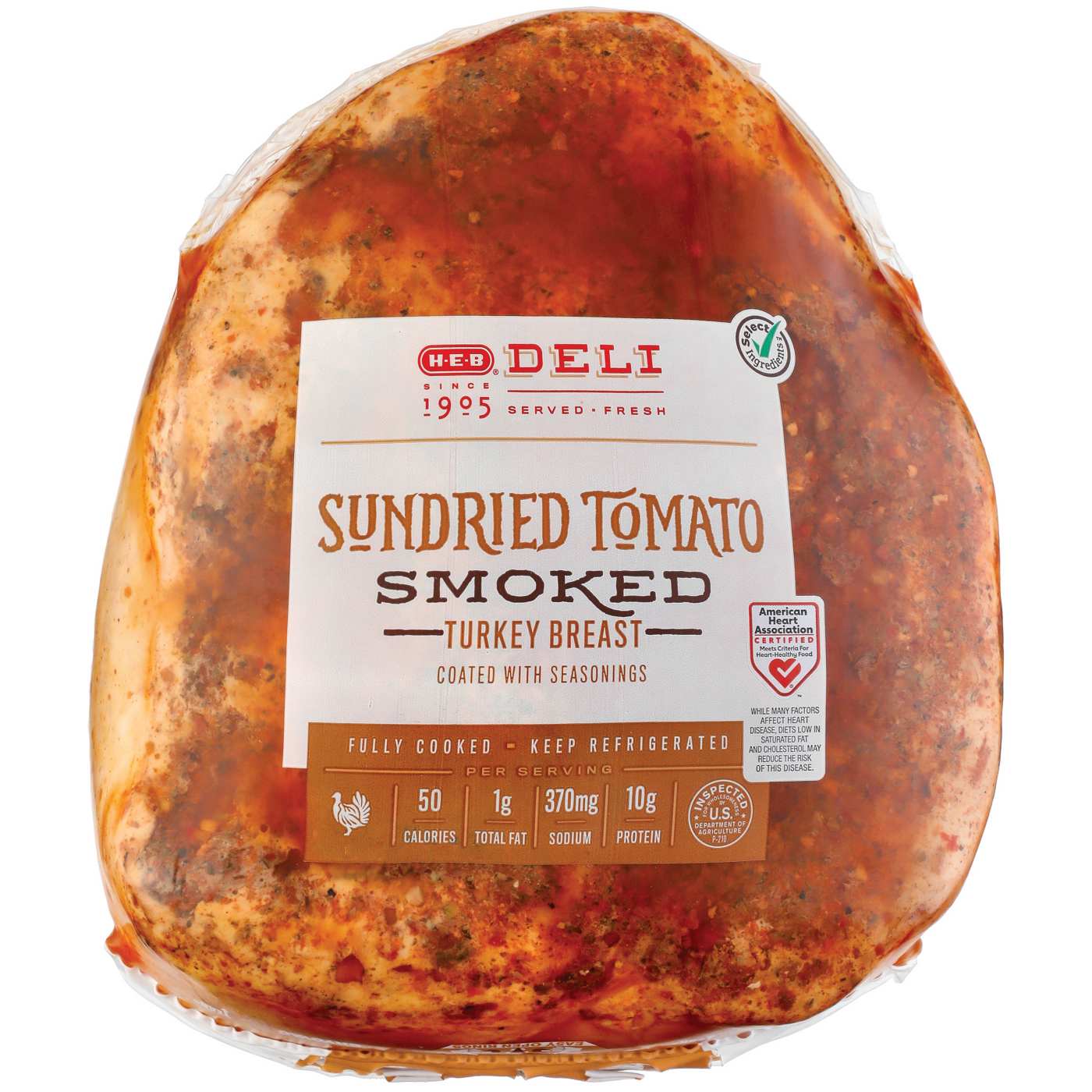 H-E-B Deli Sundried Tomato Turkey, Sandwich Sliced - Shop Meat at H-E-B