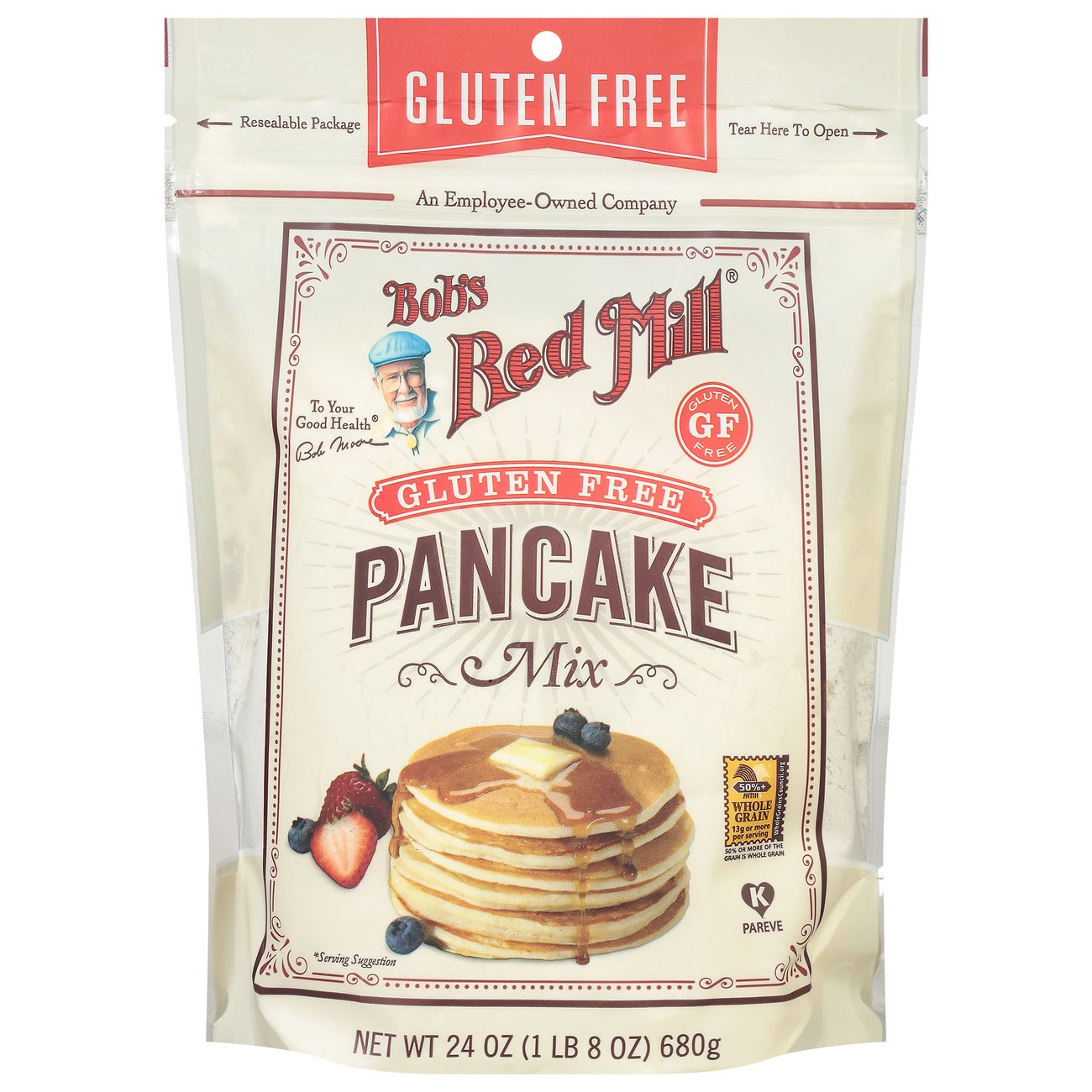 Bob's Red Mill Gluten Free Pancake Mix, 24 oz | Central Market - Really ...