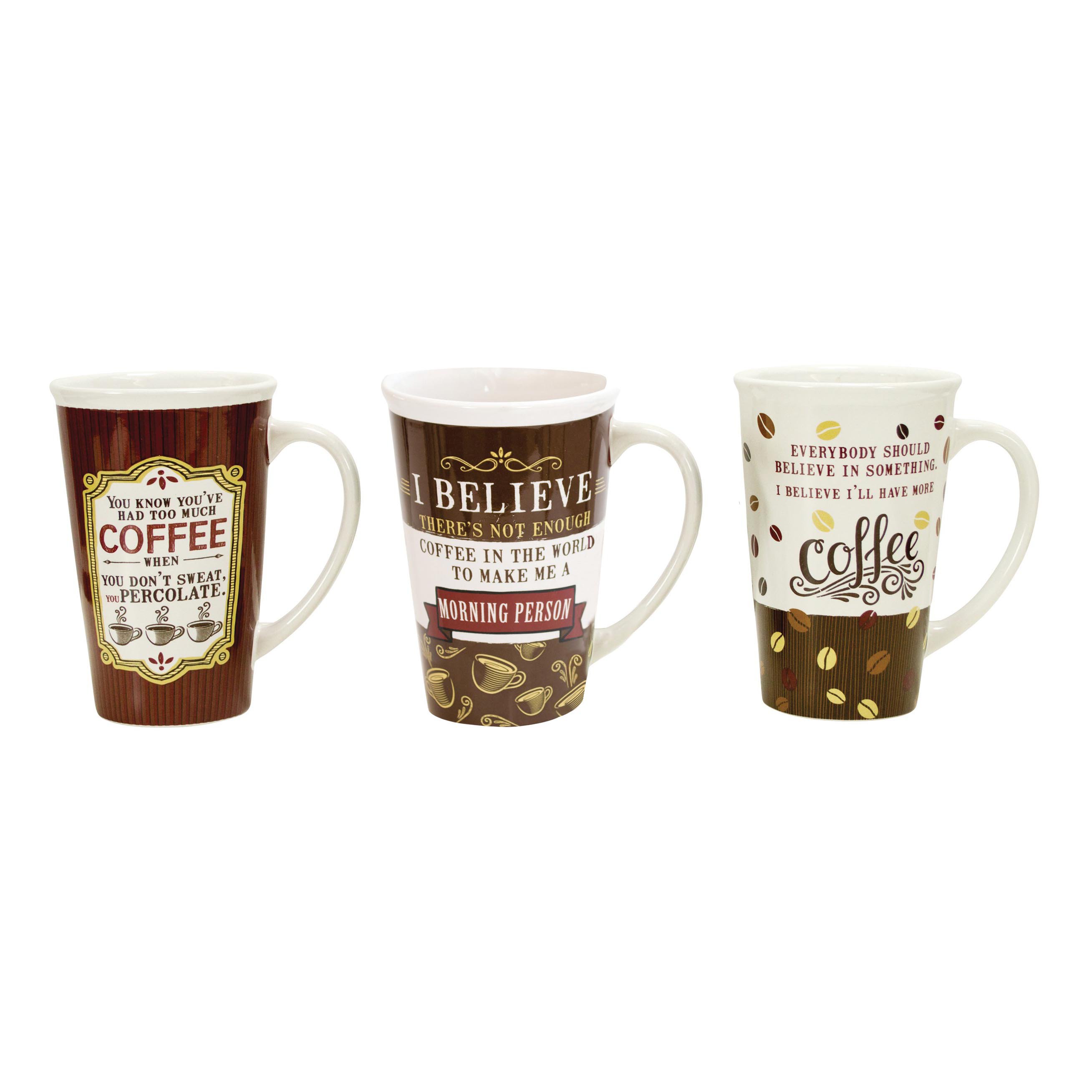 Boston Warehouse Mega Coffee Buzz Mug, Assorted - Shop Glasses & mugs ...