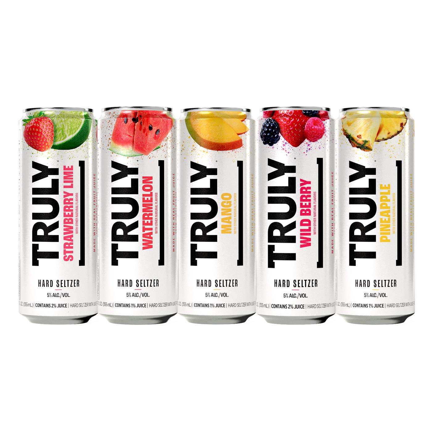 Truly Hard Seltzer Originals Variety Pack 24 pk Cans - Shop Malt ...