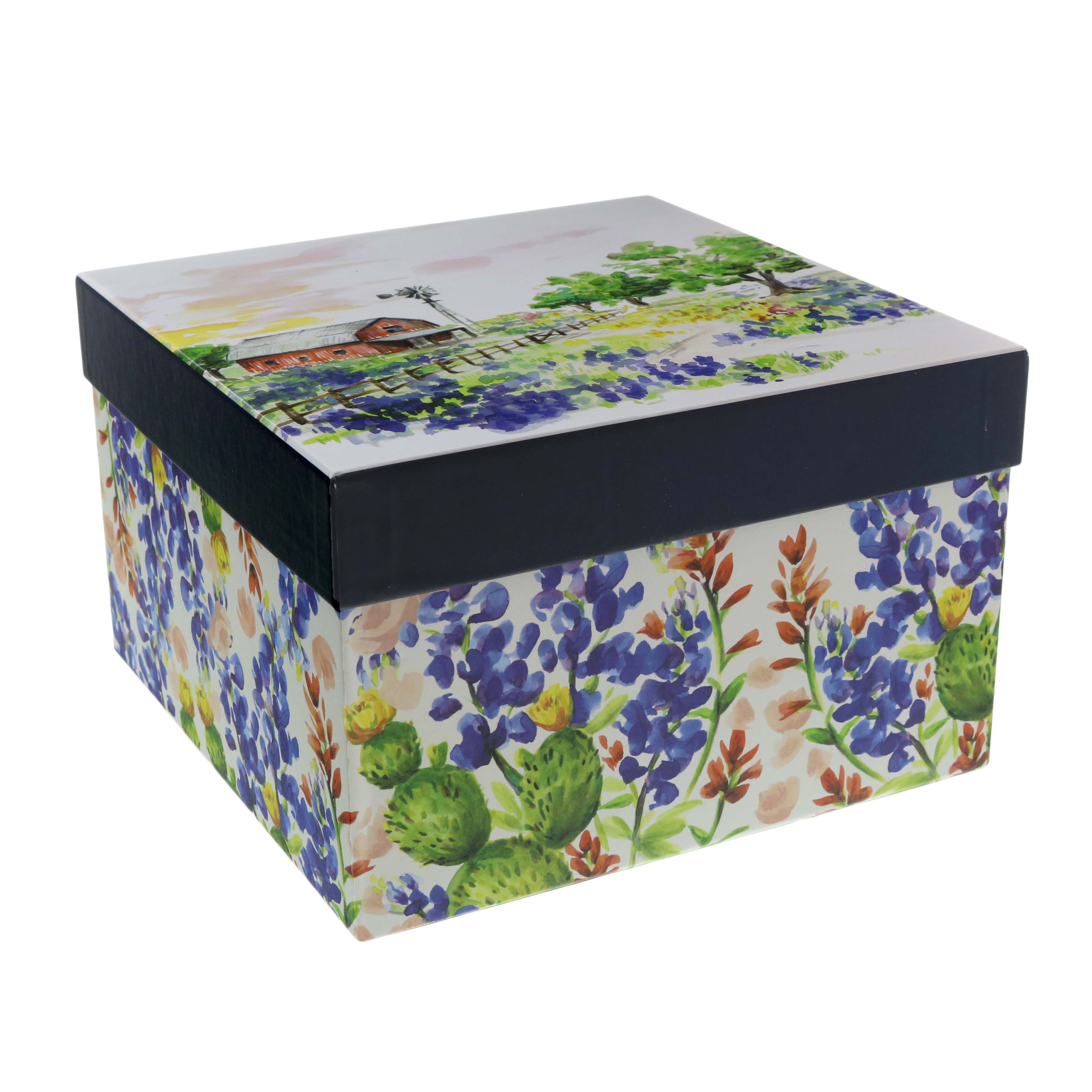 Haven & Key Bluebonnet Large Farm Box - Shop Gift wrap at H-E-B