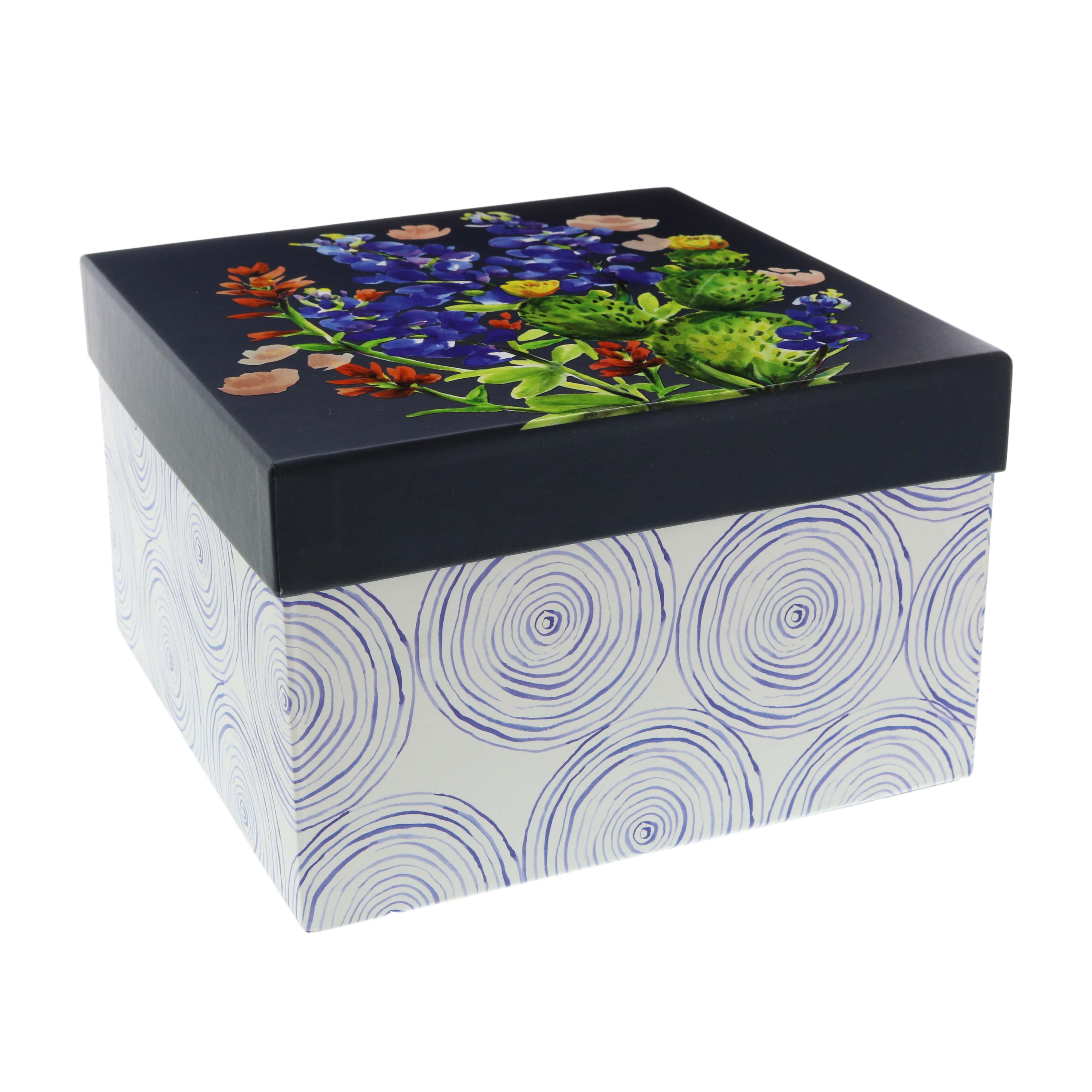 Haven & Key Bluebonnet Cacti Gift Box, Large - Shop Gift wrap at H-E-B
