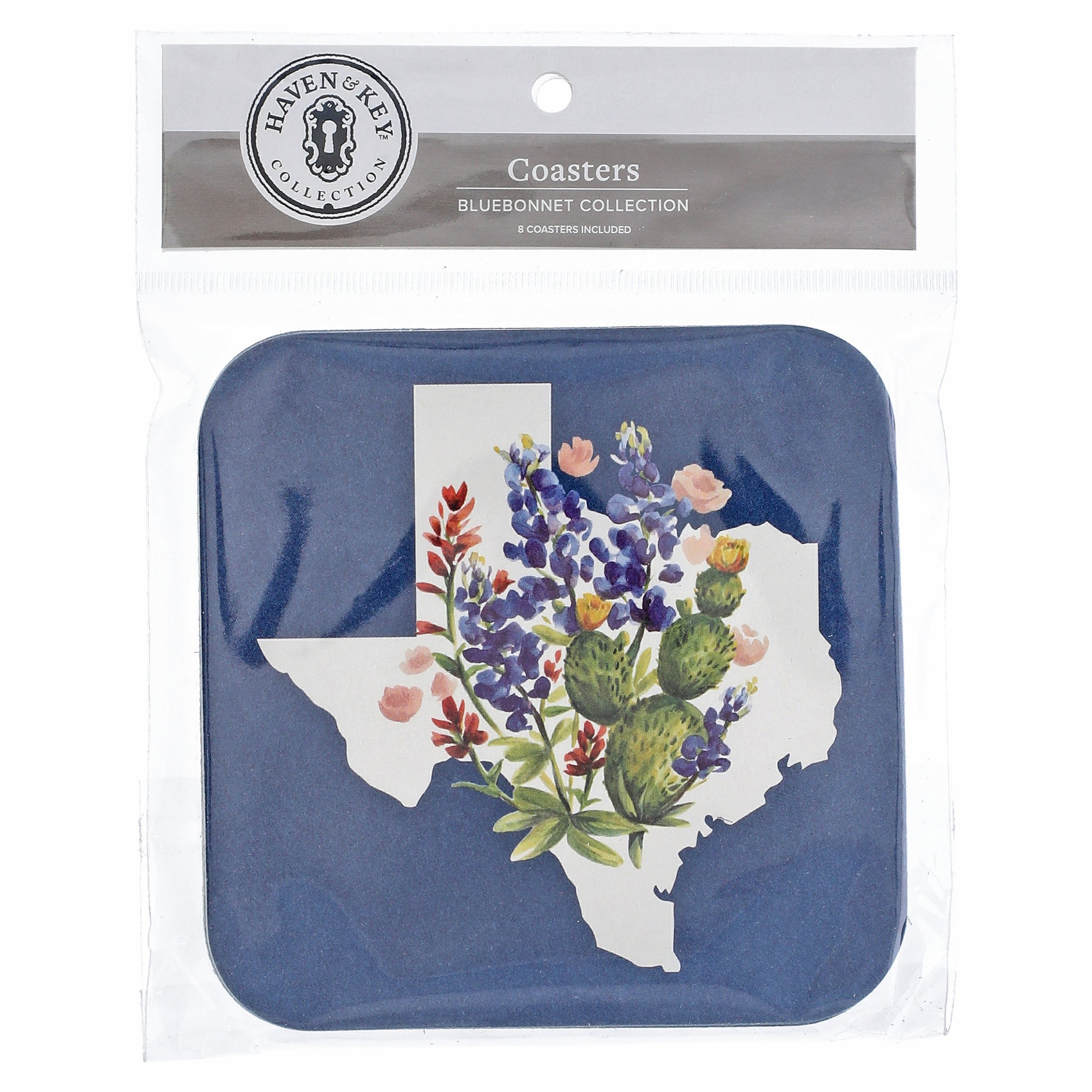 Haven & Key Bluebonnet Texas State Coasters - Shop Party decor at H-E-B