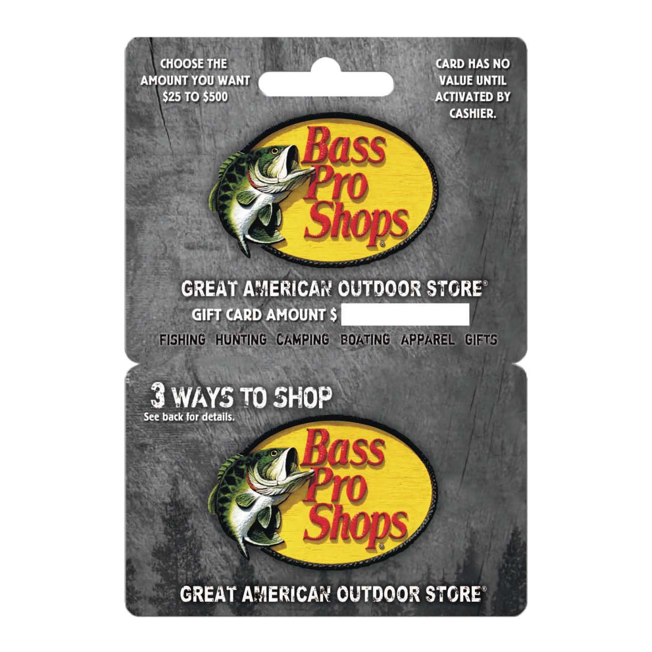 Bass Pro Shops $25 Gift Card - Shop Specialty gift cards at H-E-B