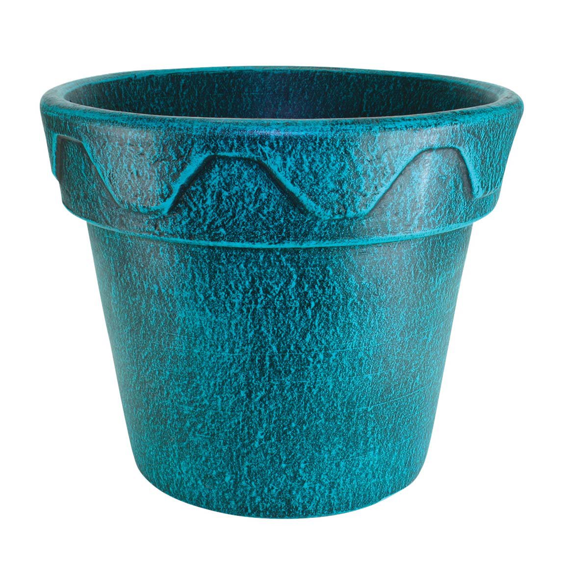 PR Imports Turquoise Heavy Rim Planter - Shop Pots & Planters at H-E-B