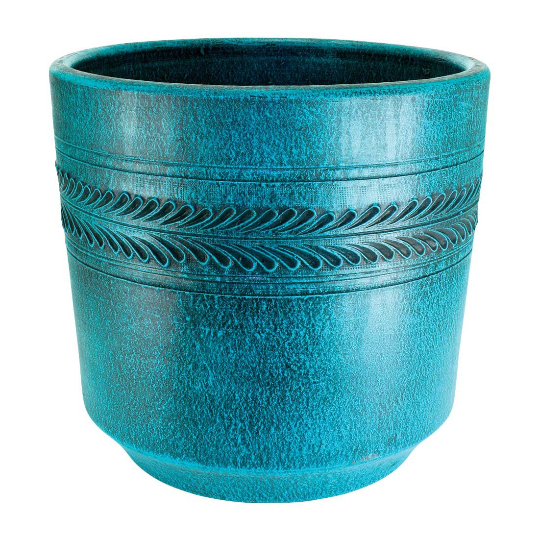 PR Imports Tall Turquoise Cylinder Planter - Shop Pots & planters at H-E-B