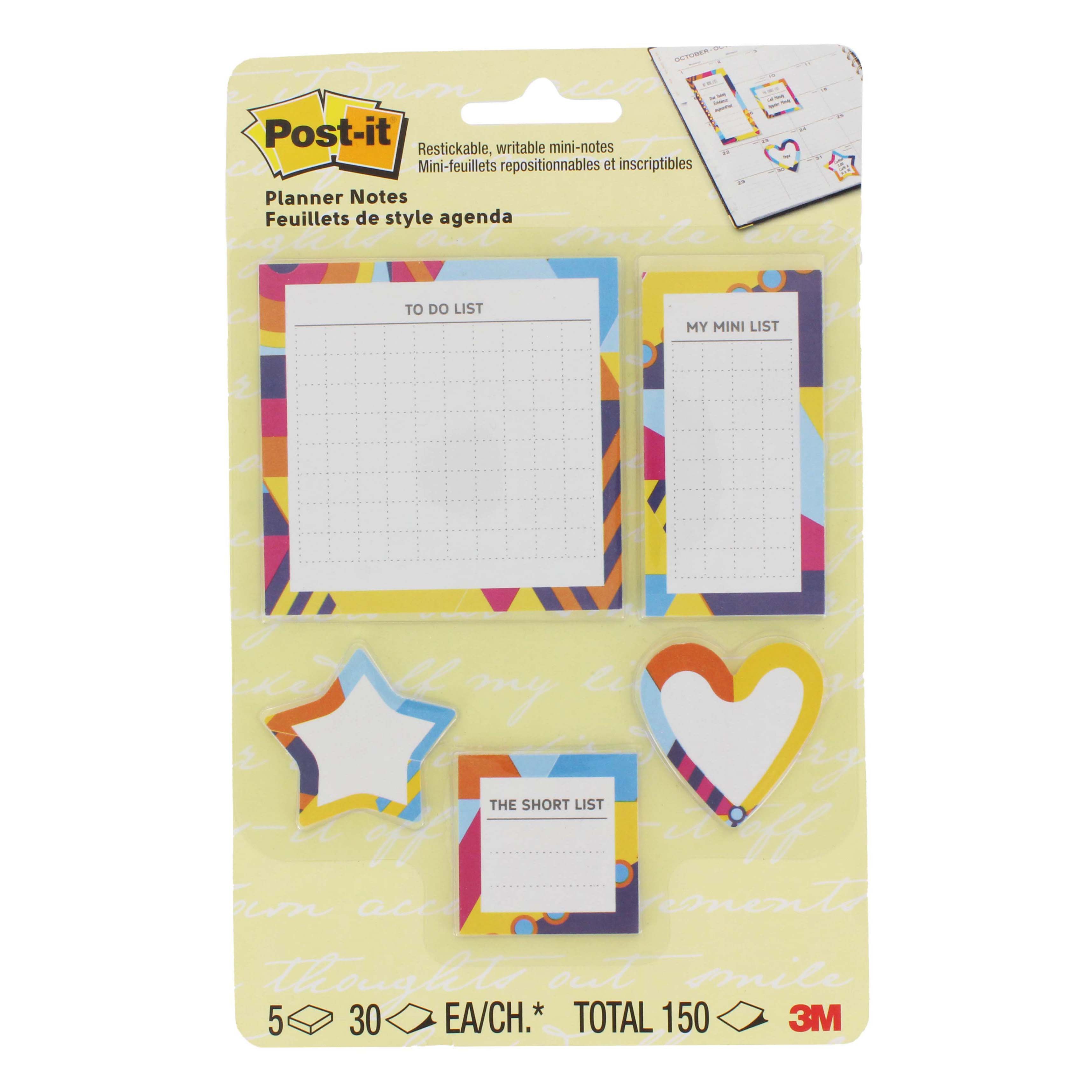 Post-it Planner Notes - Shop Sticky notes & index cards at H-E-B