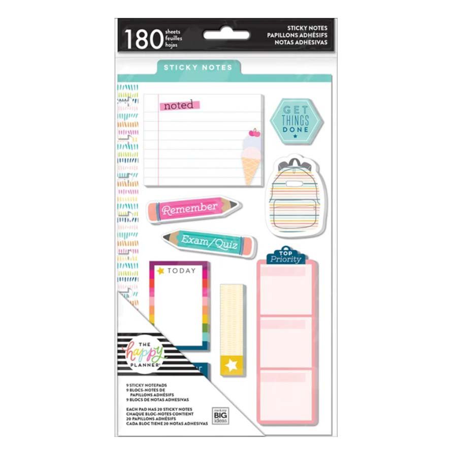 The Happy Planner Sticky Notes Get Things Done Student Sticker Pack ...