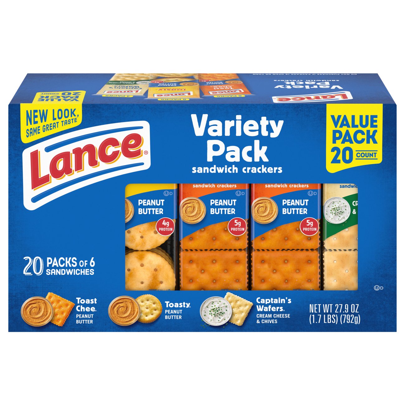 Lance Variety Pack Sandwich Crackers - Shop Snacks & Candy at H-E-B