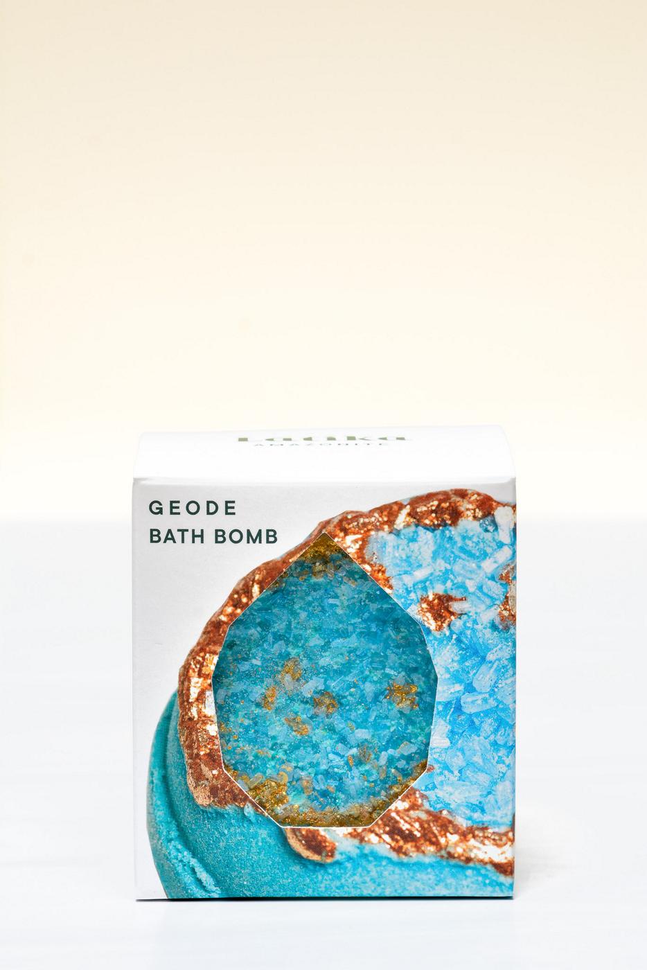 Latika Body Essentials Amazonite Geode Bath Bomb - Earthy Scent - Shop ...