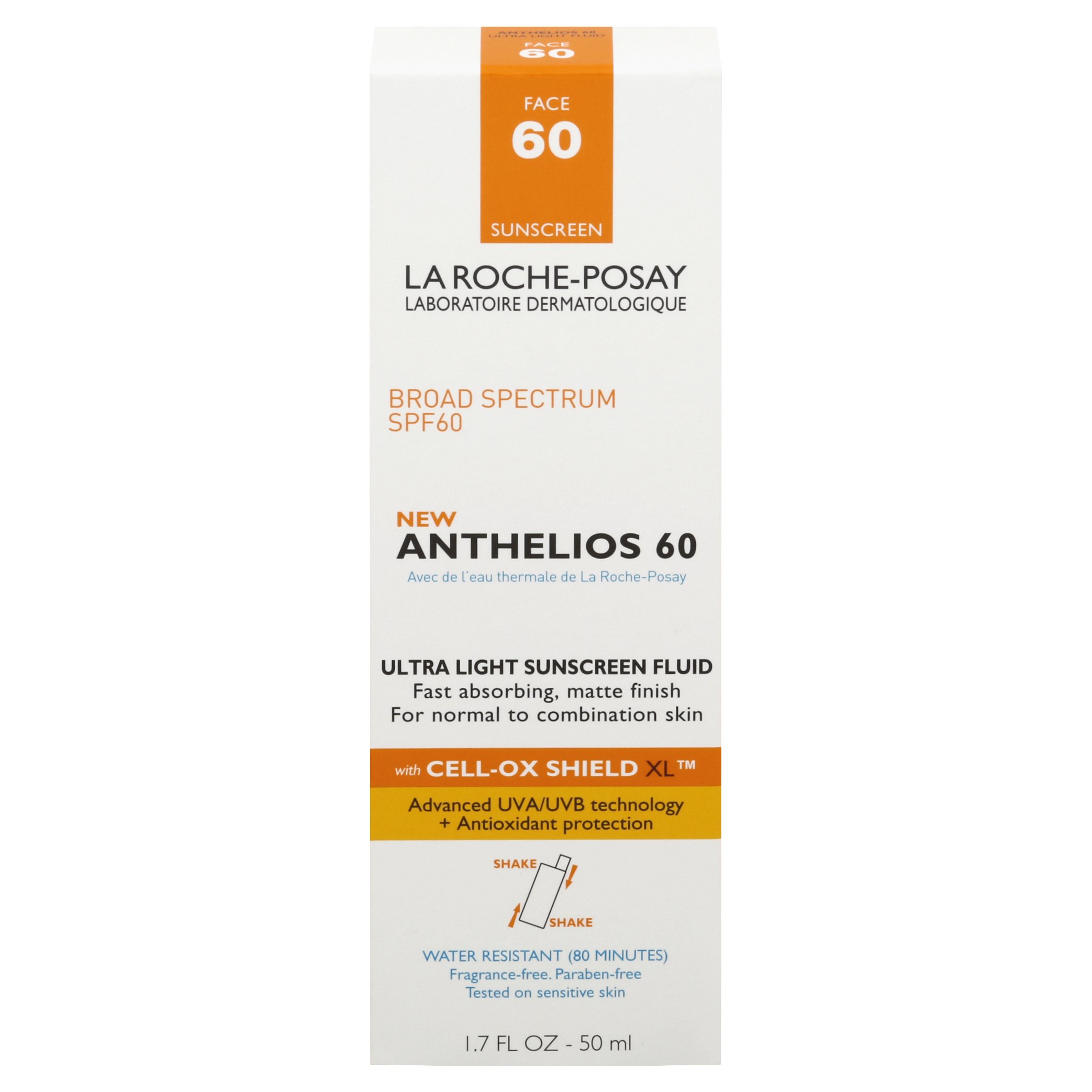 La Roche-Posay Anthelios 60 Ultra Light Sunscreen Fluid SPF45 - Shop ...