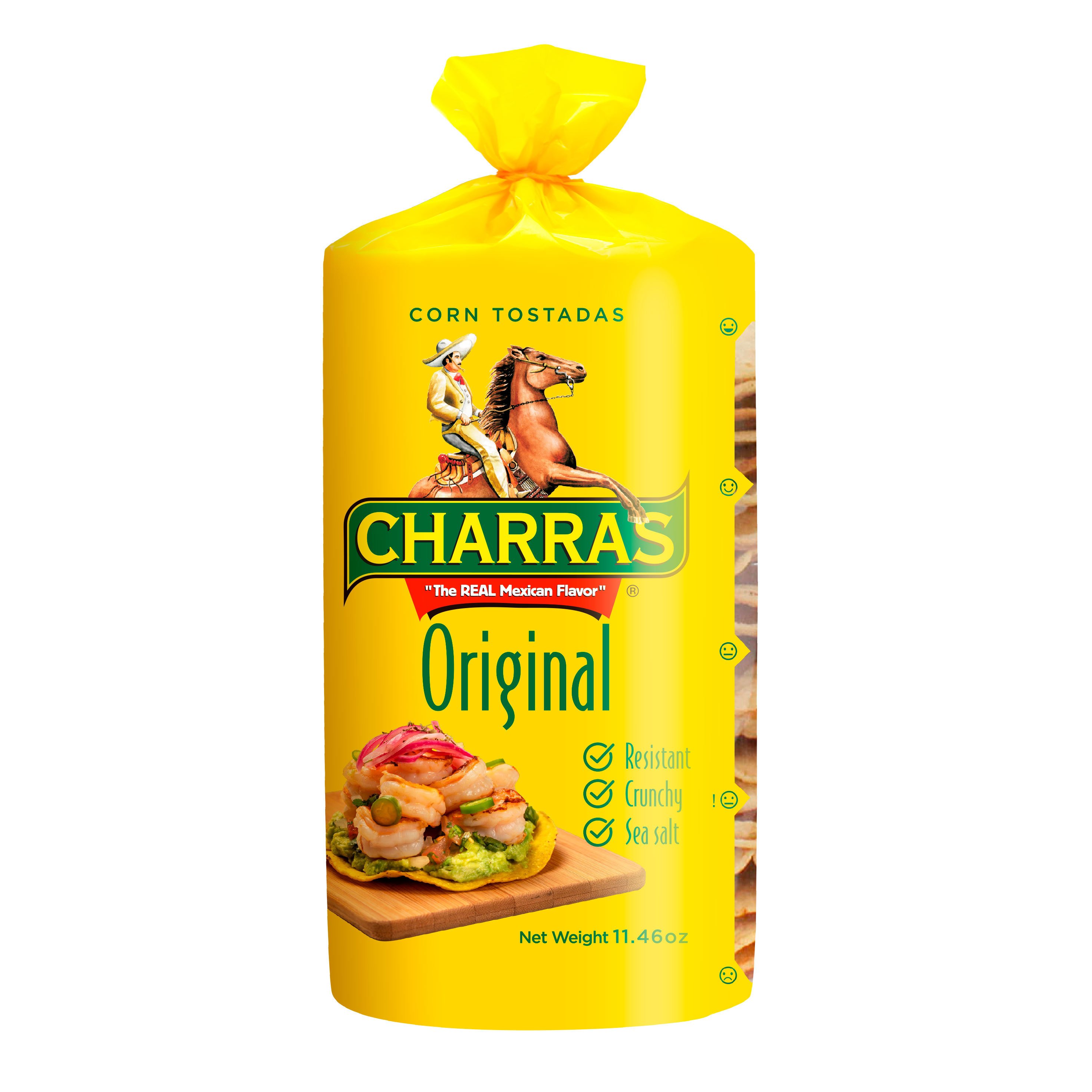 Charras Original Yellow Tostados - Shop Tortillas at H-E-B